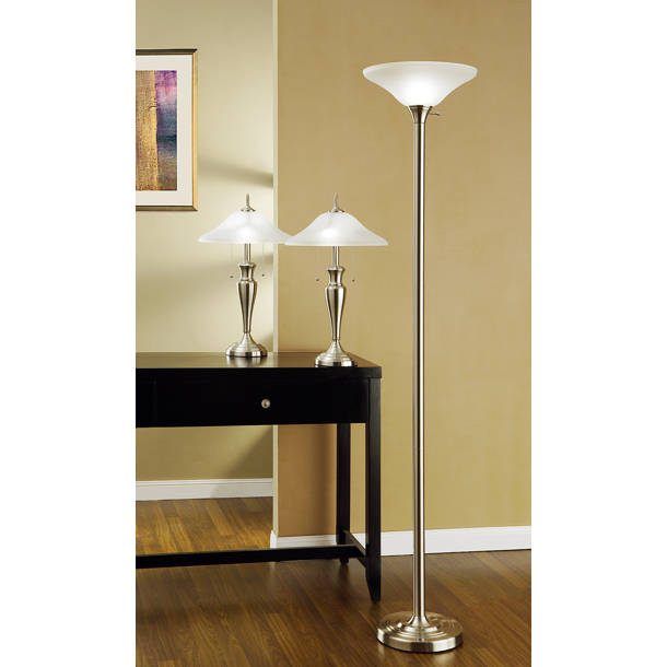 Winston Porter Carlese 71 Torchiere Floor Lamp And Reviews Wayfair